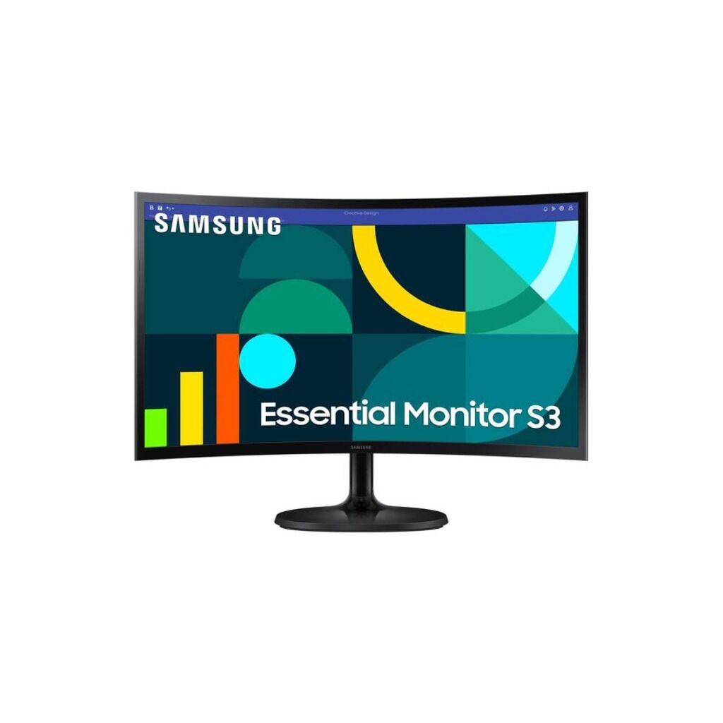 Monitor SAMSUNG LS24D360GAUXEN 24"/VA,zakrivljen/1920X1080/100Hz/5ms GtG/VGA,HDMI/VESA/crna