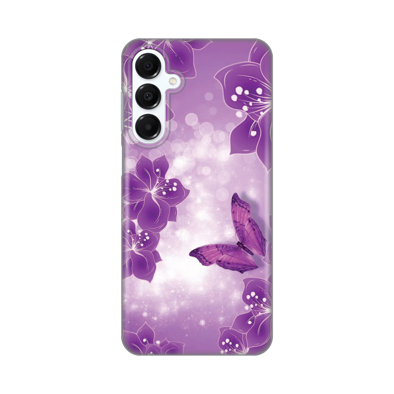 Zastitna silikonska maska (futrola) PRINT - Samsung A165F Galaxy A16 Butterfly and Flowers