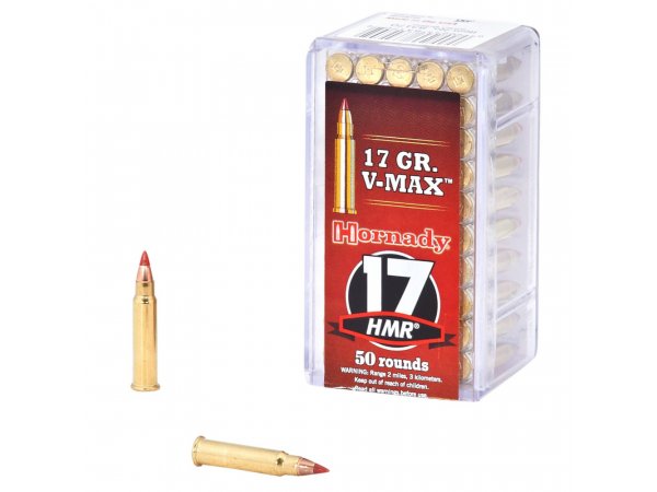 MALOKALIBARSKI METAK HORNADY .17 HMR 17GR V-MAX-1,1g