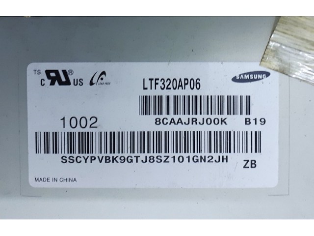 LCD Panel 32`, LTF320AP06  za  Samsung – LE32B350F1W