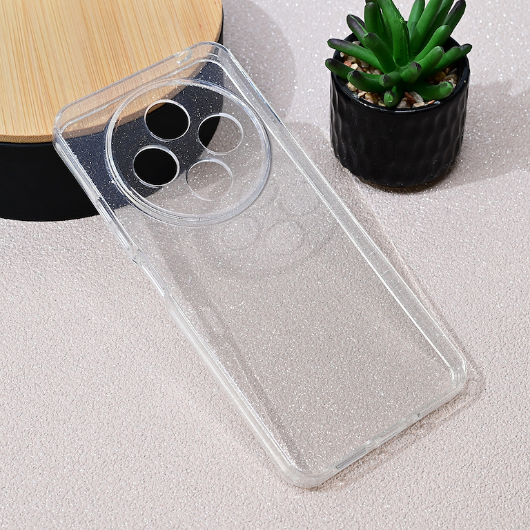 Zastitna maska (futrola) Sparkle Dust - Xiaomi Redmi 14C/Redmi A4 Transparent