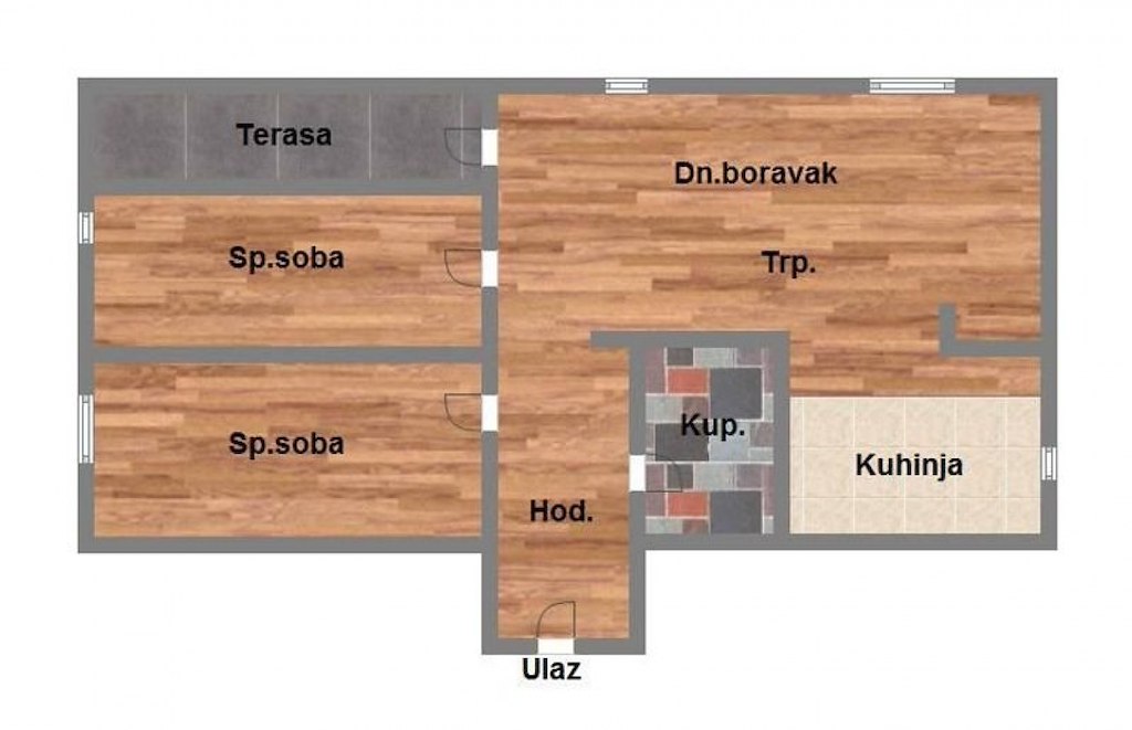 - Kvalitetan trosoban 71m2 - Telep - Blizu LIMANA 5 -