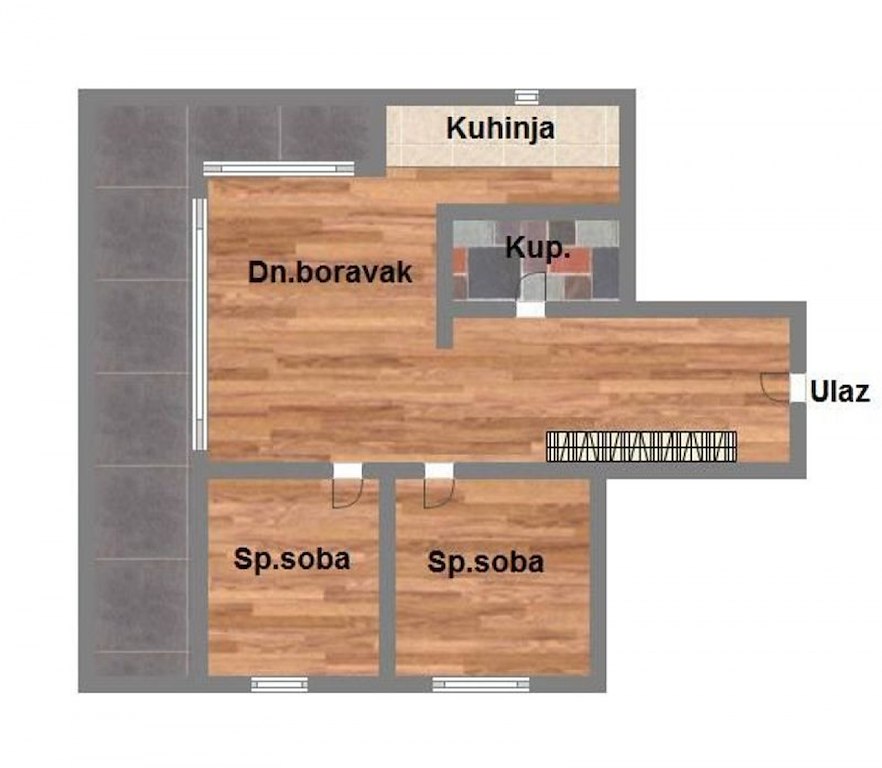 trosoban stan 70m2 telep izgradnja