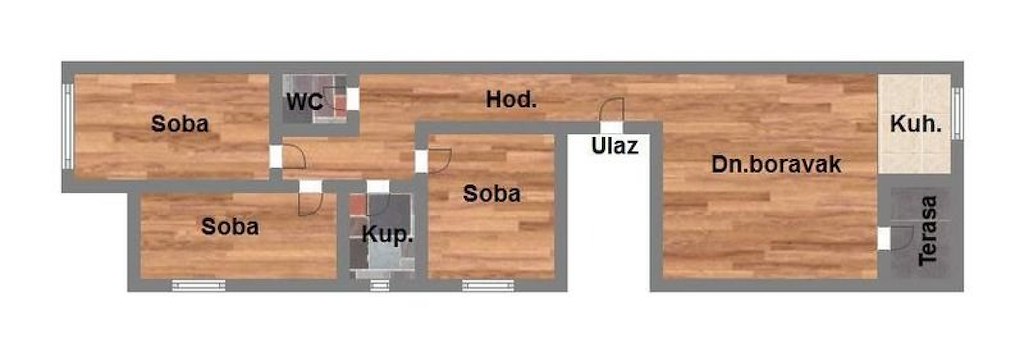 cetvorosoban stan 70m2 Petrovaradin, Alibegovac izgradnja