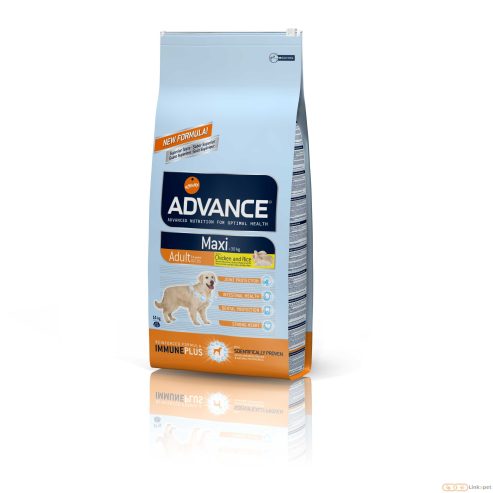 ADVANCE Maxi Adult, piletina i pirinač 15+3kg GRATIS