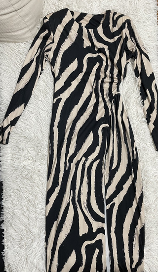 Midi haljina zebra printa
