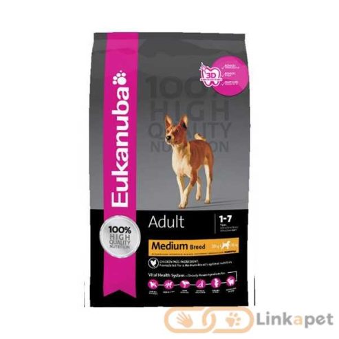 Eukanuba Adult – Medium Breeds – 18kg