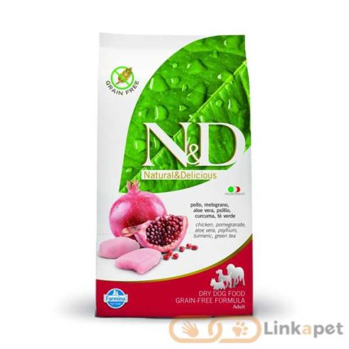 Farmina N&D Chicken & Pomegranate adult dog – 800gr