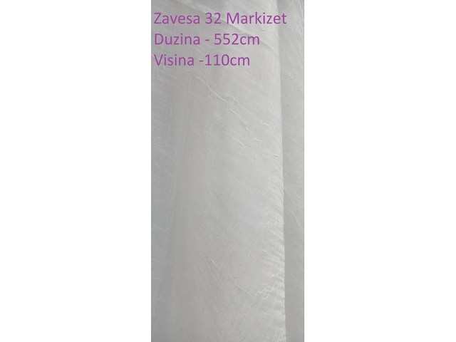 Zavesa 32 Markizet Duzina - 552cm Visina -110cm