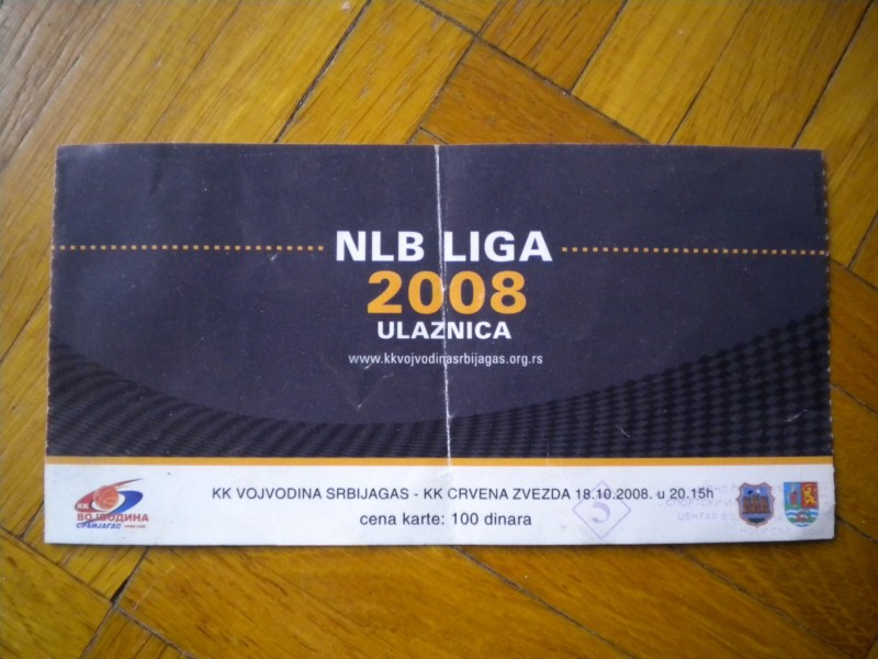 KK VOJVODINA - KK CRVENA ZVEZDA 18.1 10. 2008. NLB liga