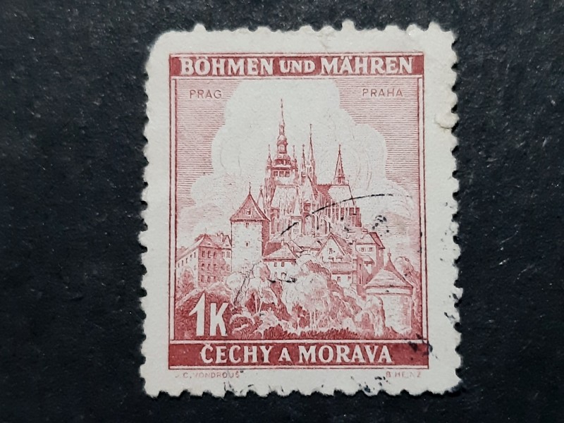 Bohemia i Moravska 1939.god. -1k