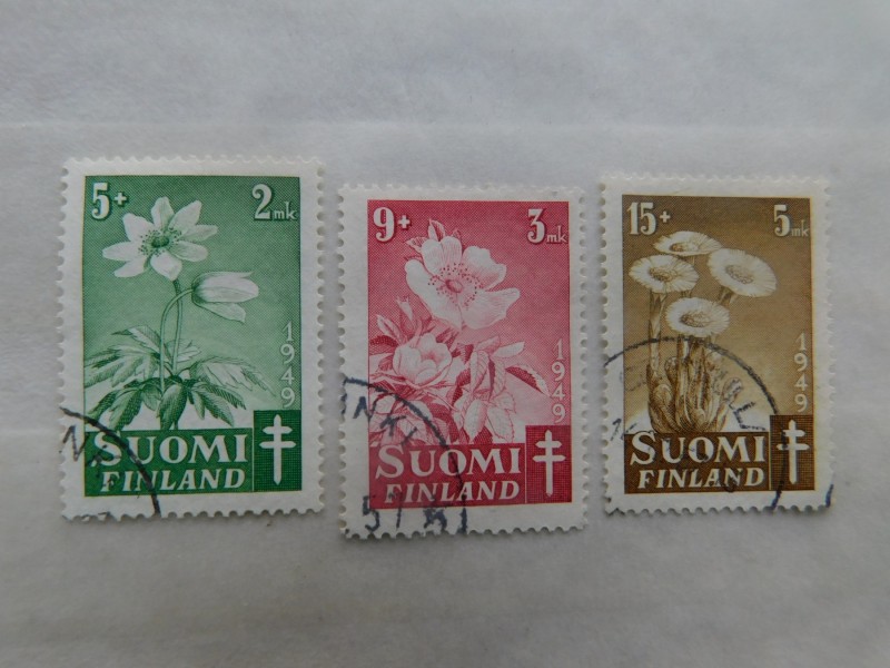 SUOMI FINLAND 1949 KOMPLET SERIJA