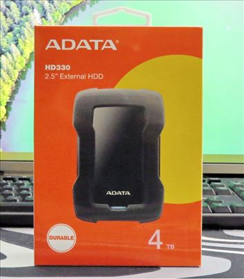 NOV AData HD330 4TB 2.5" USB3.2 Otporan na Pad