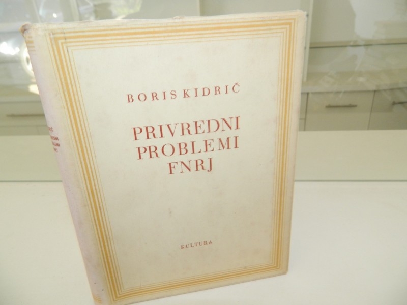 Privredni problemi FNRJ, Boris Kidrič