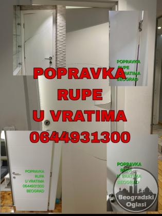 Popravka rupe u vratima 0644931300