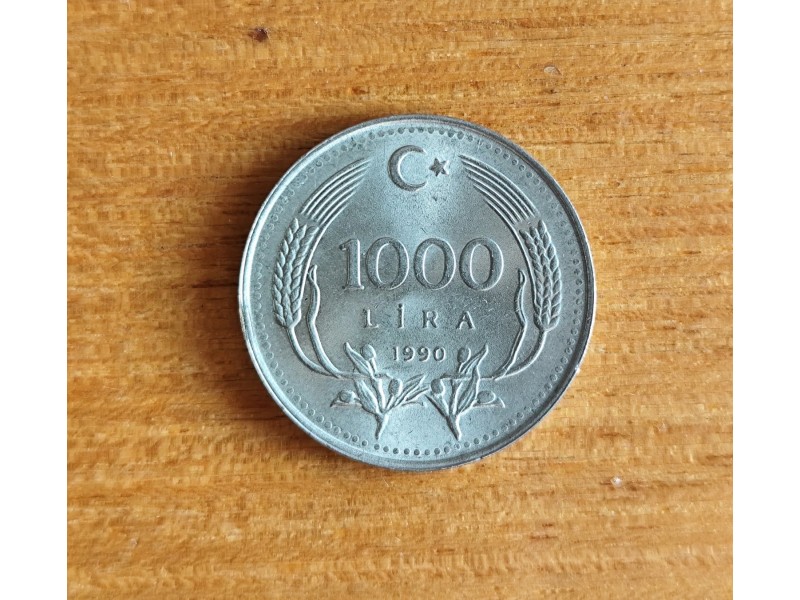 1000 lira 1990 - Turska