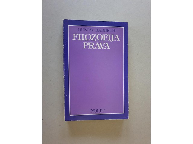 Filozofija prava - Gustav Radbruh