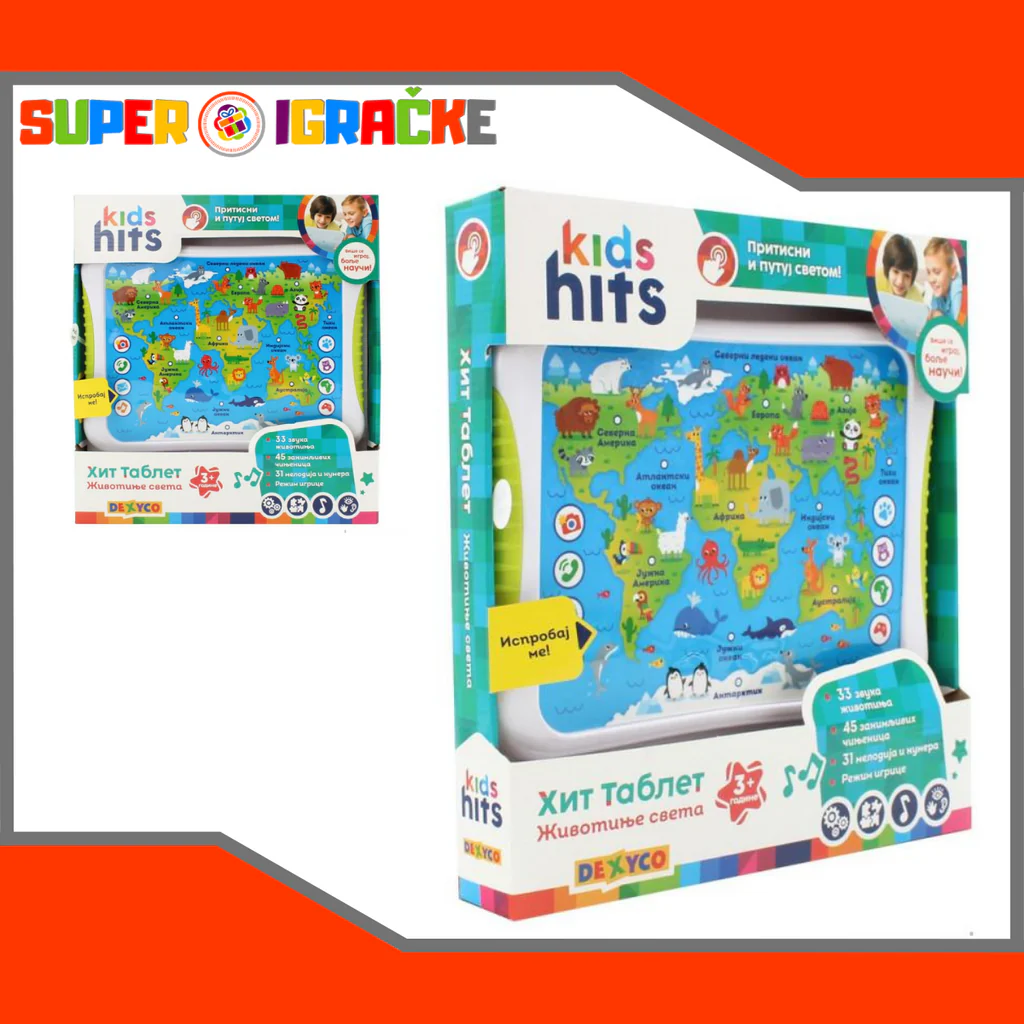 Kids hits tablet - Atlas i životinje sveta