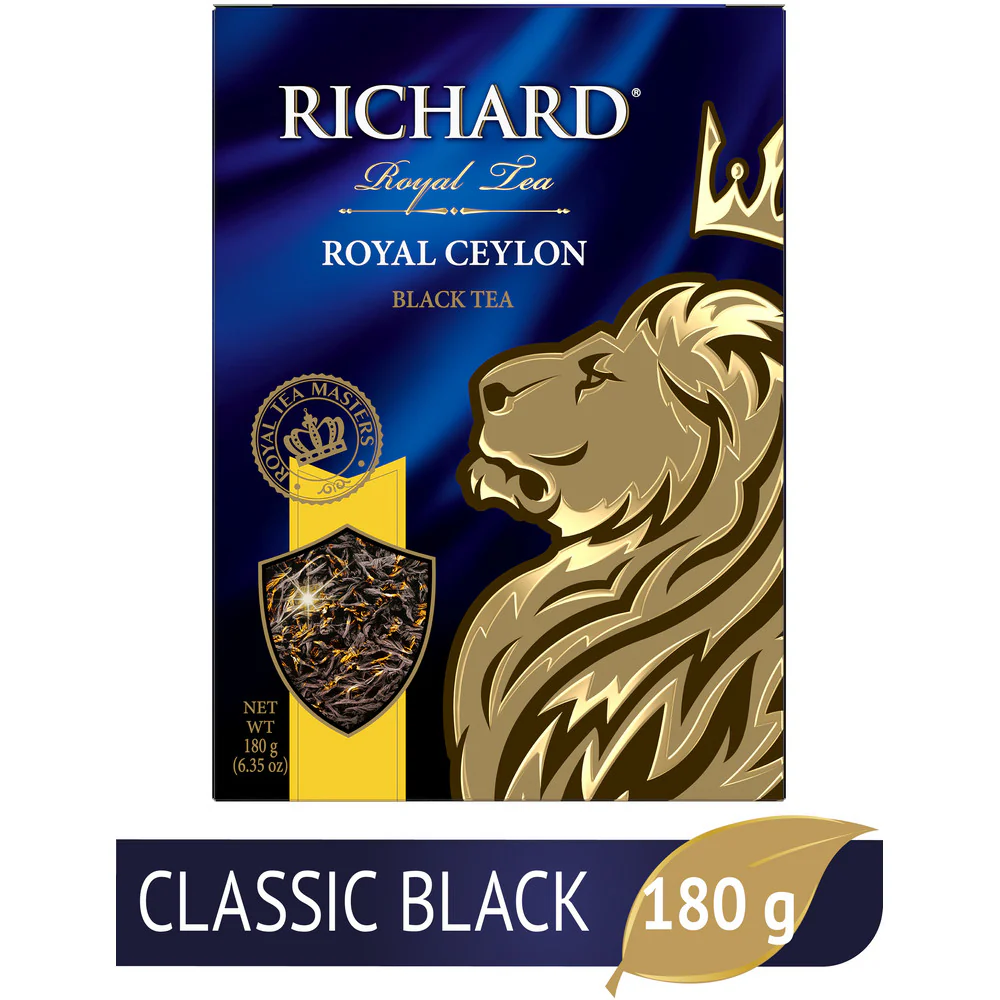 RICHARD Royal Ceylon - Crni cejlonski čaj krupnog lista, 180g rinfuz