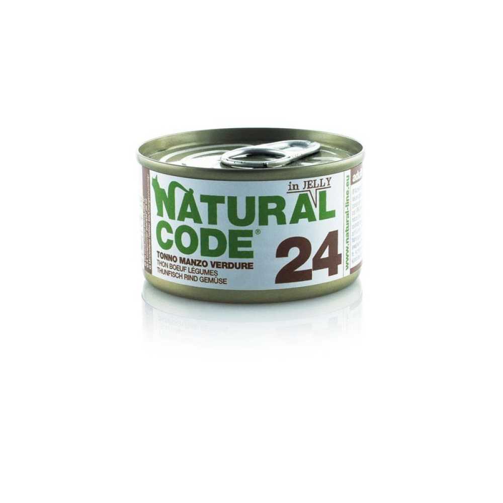 Natural Code Cat Jelly konzerva za mačke - Tuna, Beef and Vegetables 85g