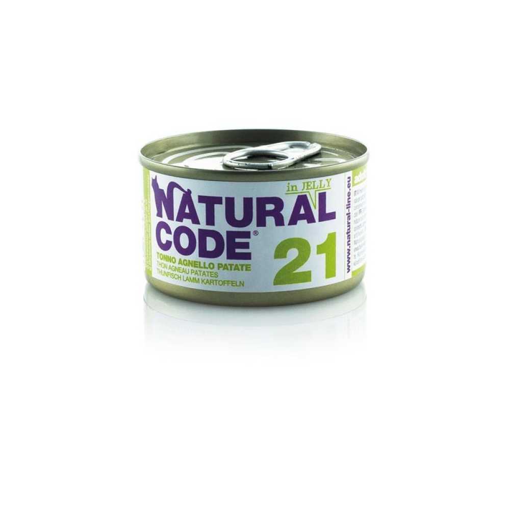 Natural Code Cat Jelly konzerva za mačke - Tuna, Lamb and Potatoes 85g