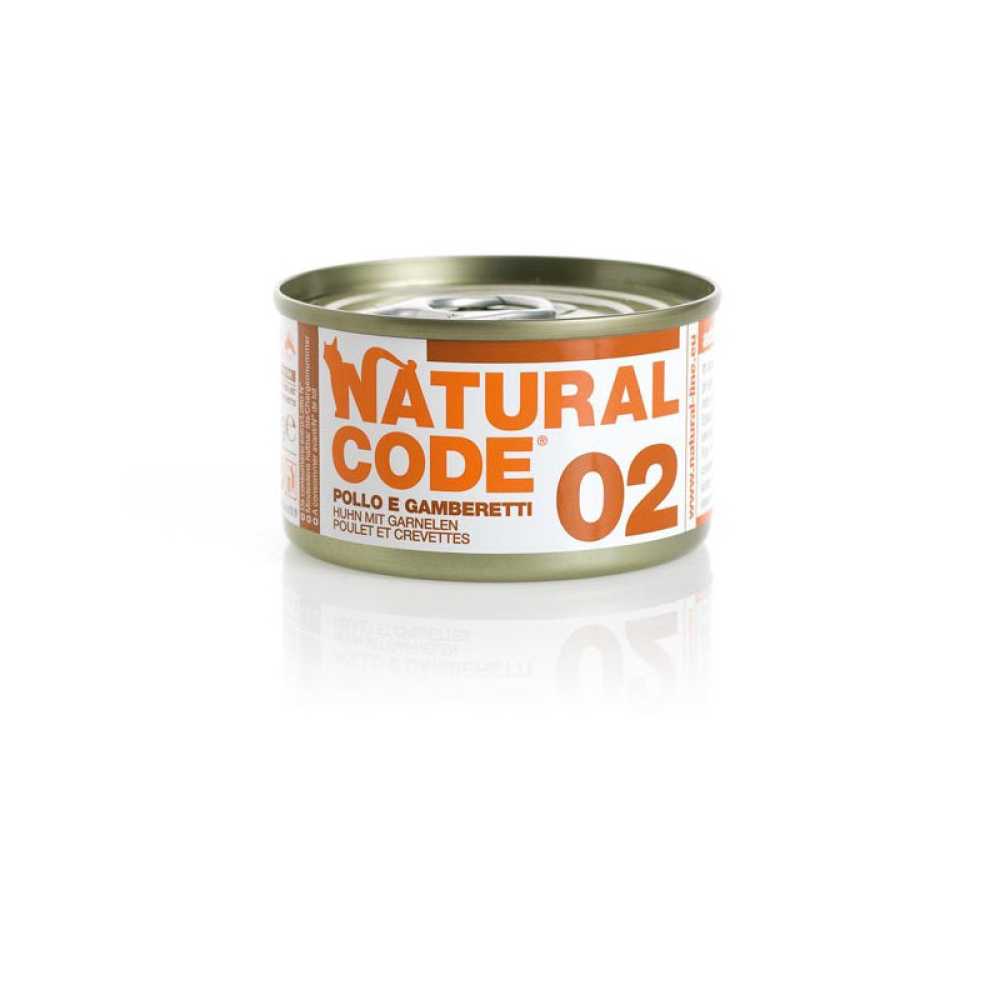 Natural Code Cat konzerva za mačke - Chicken and Shrimps 85g