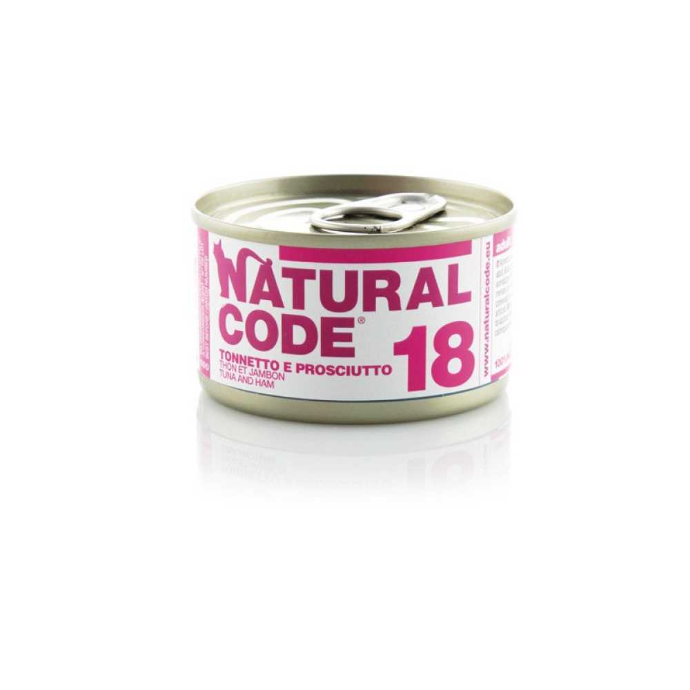 Natural Code Cat konzerva za mačke - Tuna and Ham 85g