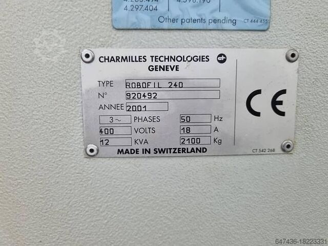 Žice za sečenje EDM mašina
Charmiles Robofil 240