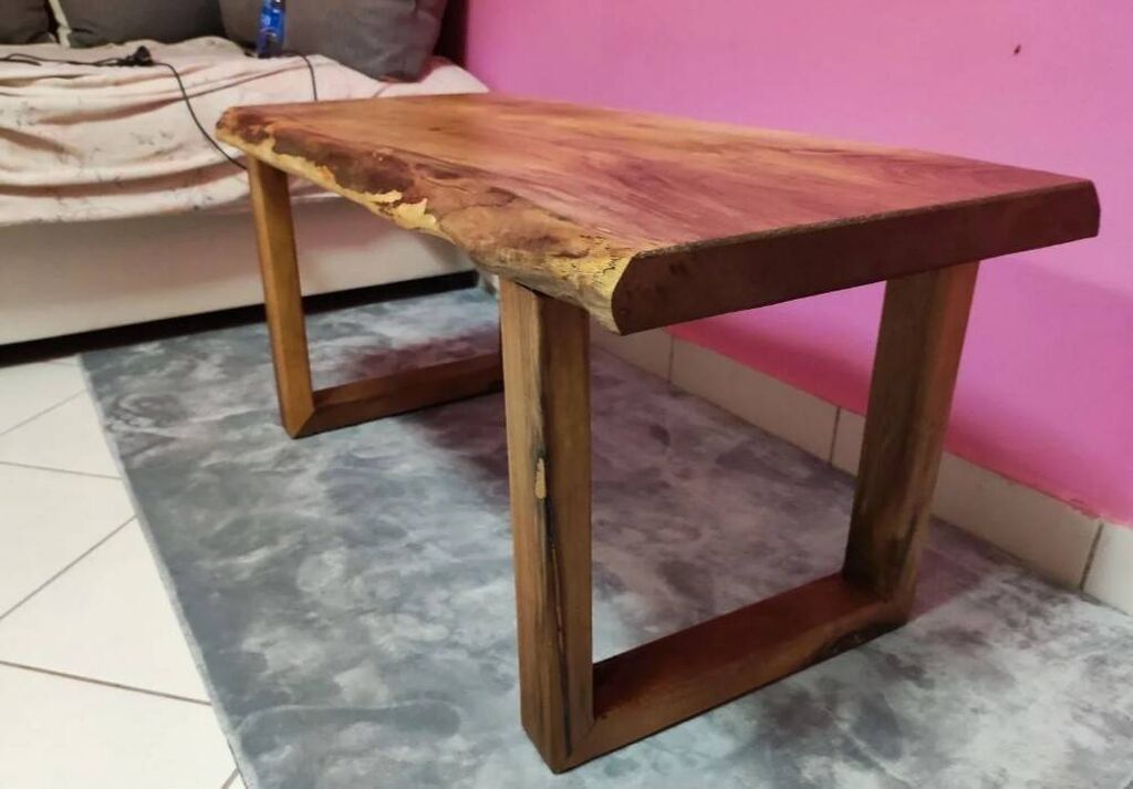 Klub sto kompletan od oraha, 90x50cm Mogucnost odabira dimenzija i