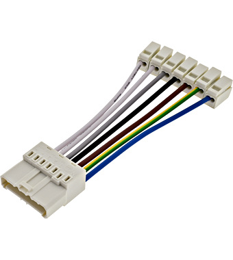 AUTCLICK priključni kabel 7x2.5mm² - dužina 150mm
za napajanje DALI LED elemenata sa mogućnošću dimovanja