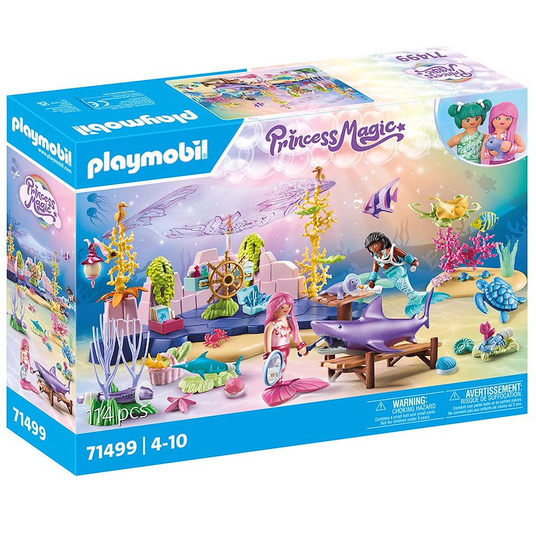 Playmobil Princess Magic Sirene i medicinski centar za životinje