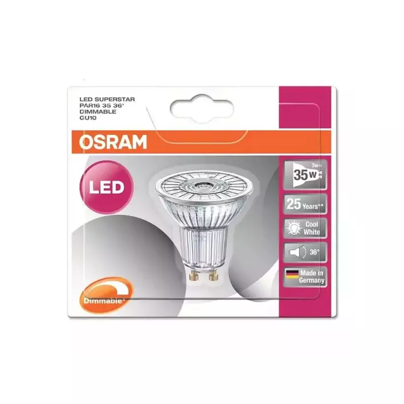 LED superstar bulb spot GU10 50 850CD Osram