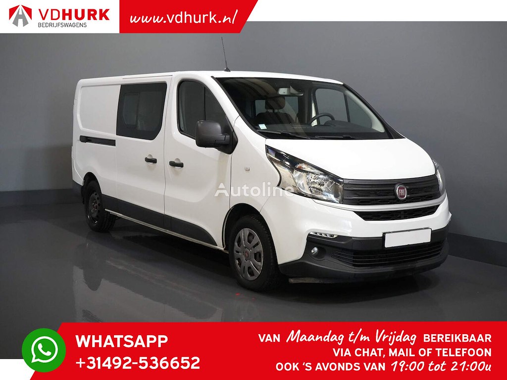 FIAT Talento 2.0 MJ 120 pk L2 DC Dubbel Cabine EXPORT ONLY Navi/ Crui minibus furgon