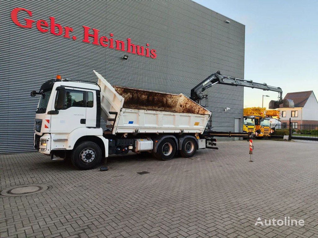 MAN TGS 33.440 6x4 3 Seitenkipper Hiab X-Hipro 192 kiper