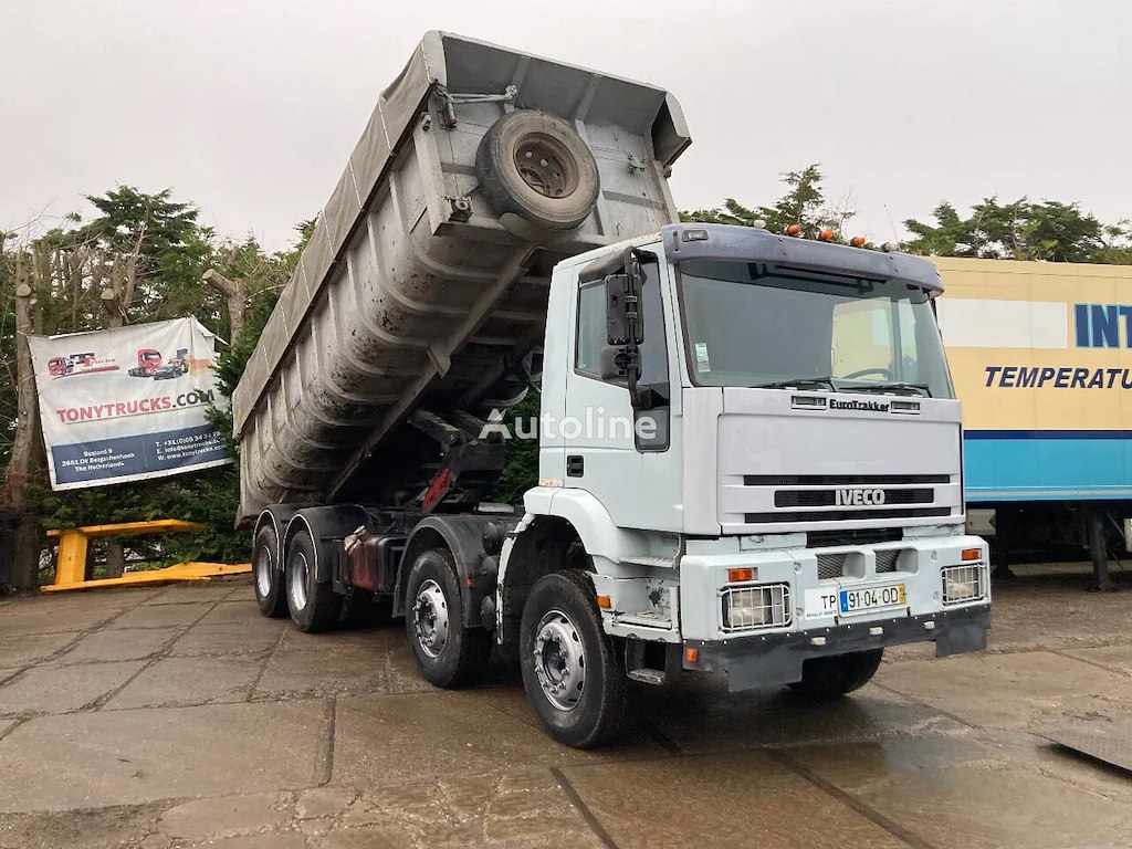 IVECO Eurotrakker 410 E37 8X4 Tipper Spring/Spring 41T ZF Gearbox kiper