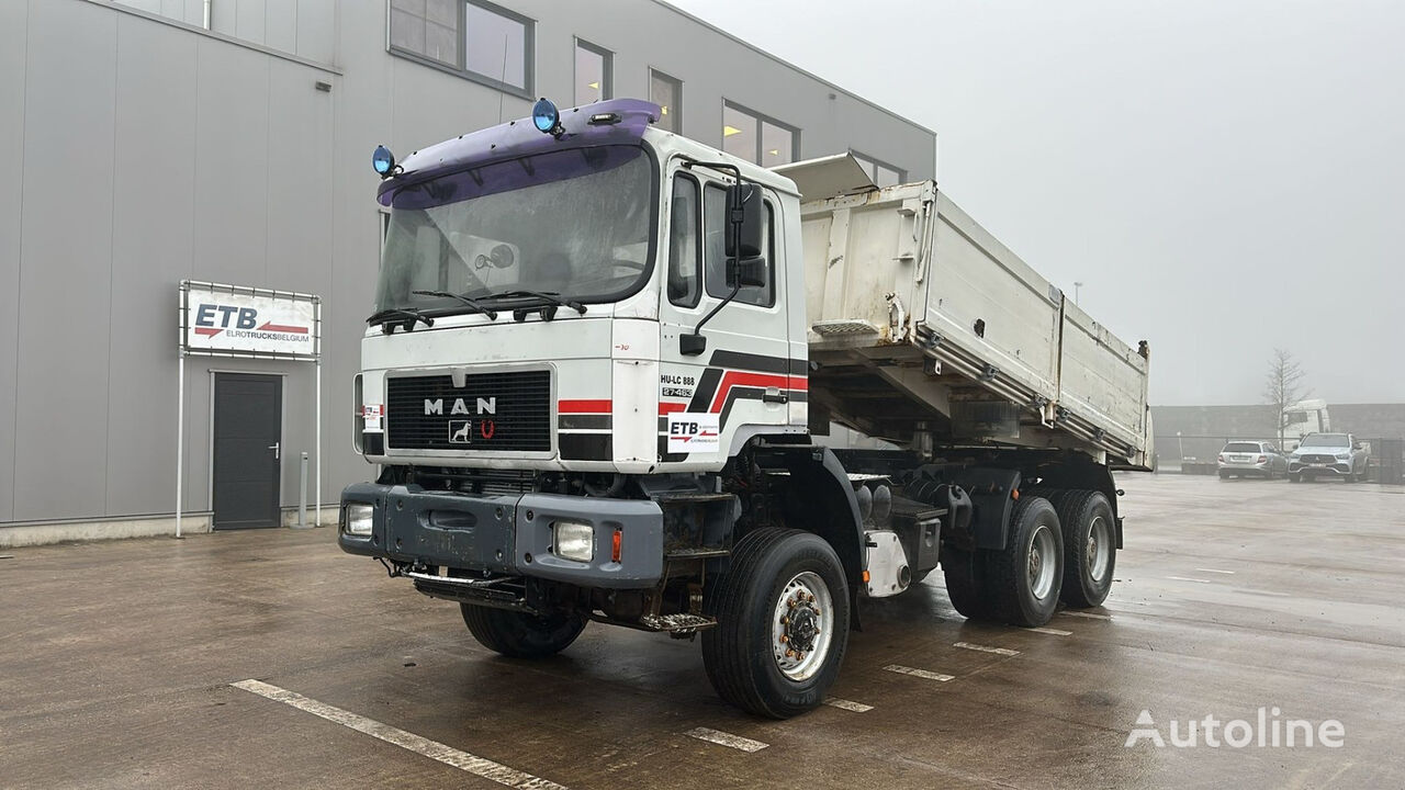 MAN 27.414 (6X6 / PERFECT CONDITION / EURO2 / STEEL / BIG AXLE / 6 C kiper