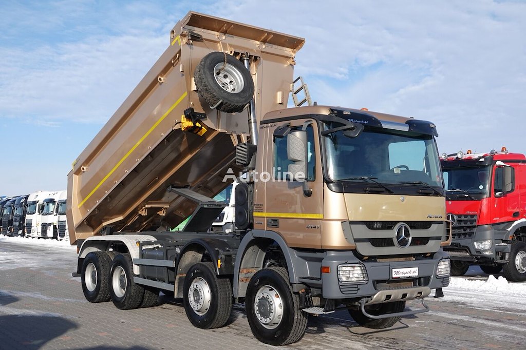 Mercedes-Benz AROCS MP3 / 4141 / 8X6 / WYWROTKA TYLNOZSYPOWA / MEILLER -KIPPER kiper