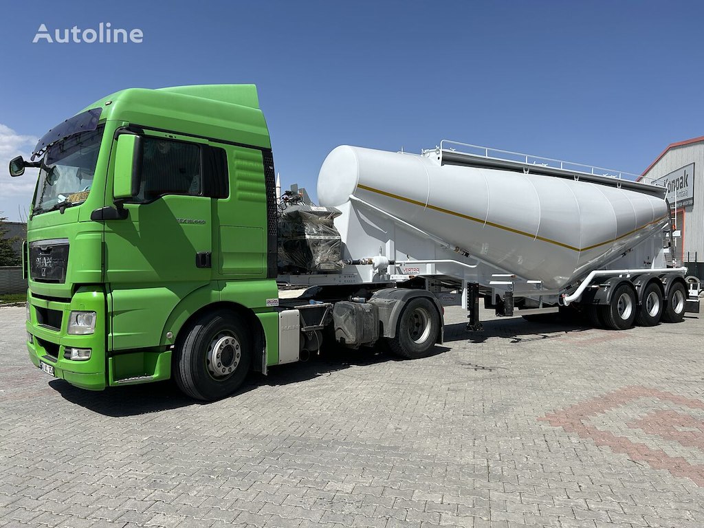 Nova Vertra New - Cement Tanker Trailer - Diesel Compressor - 2025 cisterna za prevoz cementa