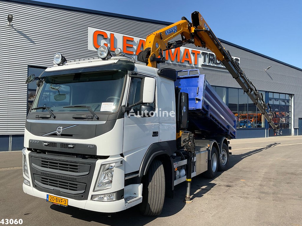 Volvo FM 460 Effer 26 Tonmeter laadkraan Kipper Just 94.130 km! kiper