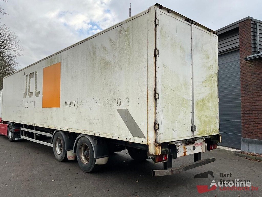 Groenewegen DRO-12-20 2 Assen gesloten Trailer Kasttrailer furgon poluprikolica