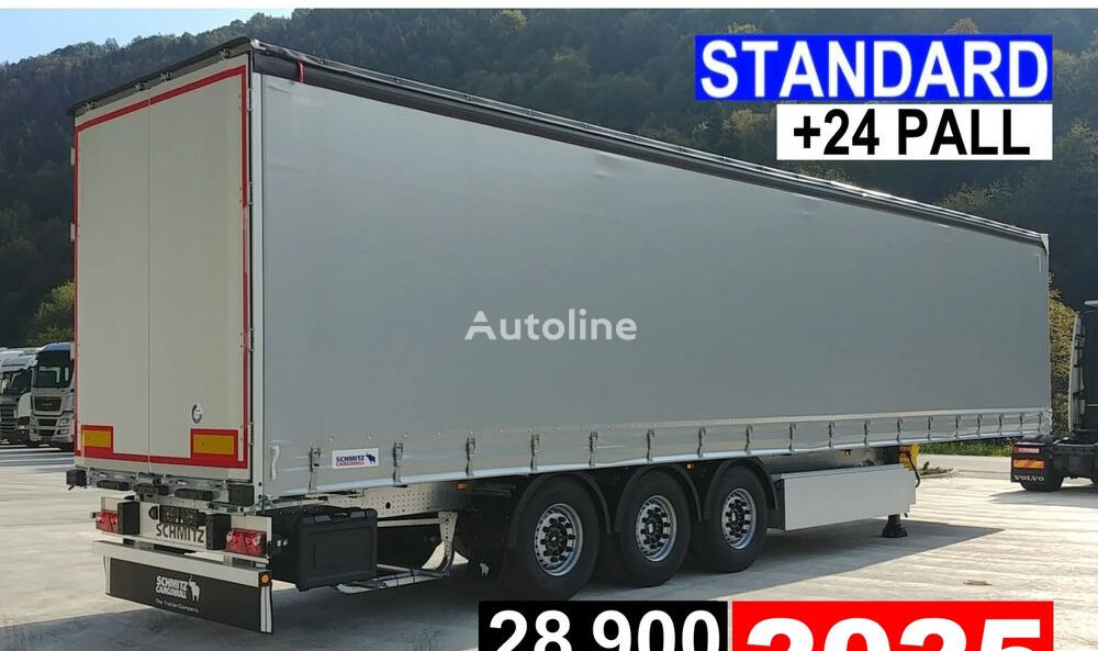 Nova Schmitz Cargobull Cargobull STANDARD + 24 PAL poluprikolica sa kliznom ceradom