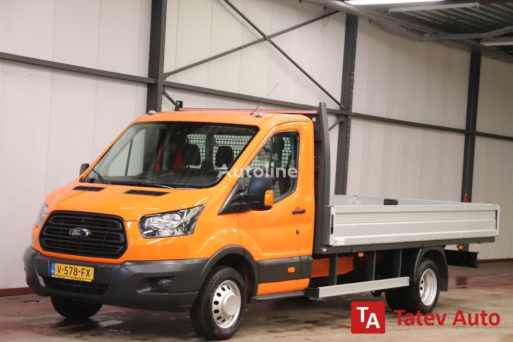 Ford Transit met nieuwe NIEUWE MOTOR OPEN LAADBAK DUBBELLUCHT kamion s ravnom platformom < 3.5t