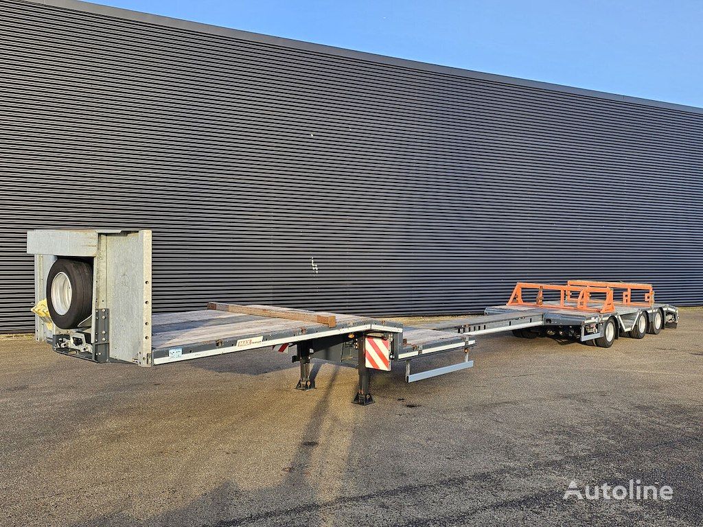 MAX Trailer Maxtrailer F-S43-1AAF / EXTENDABLE / WHEEL WELL / RADMULDEN poluprikolica sa niskom platformom