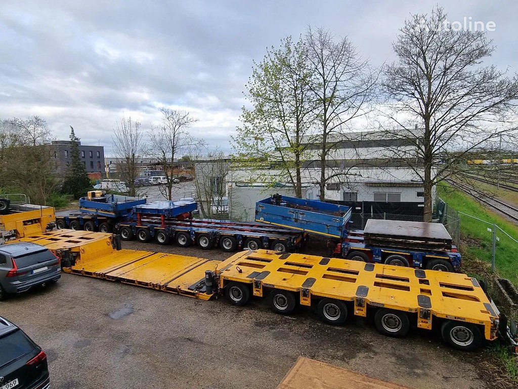 Goldhofer S-THP 15 (3+3+3+5+2) 2 x Gooseneck 2 x Hatz German Trailer! poluprikolica sa niskom platformom