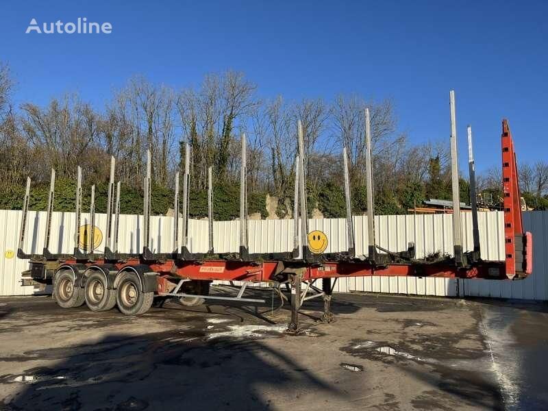 Fruehauf GRUMIERE 3 ESSIEUX poluprikolica za prevoz drva