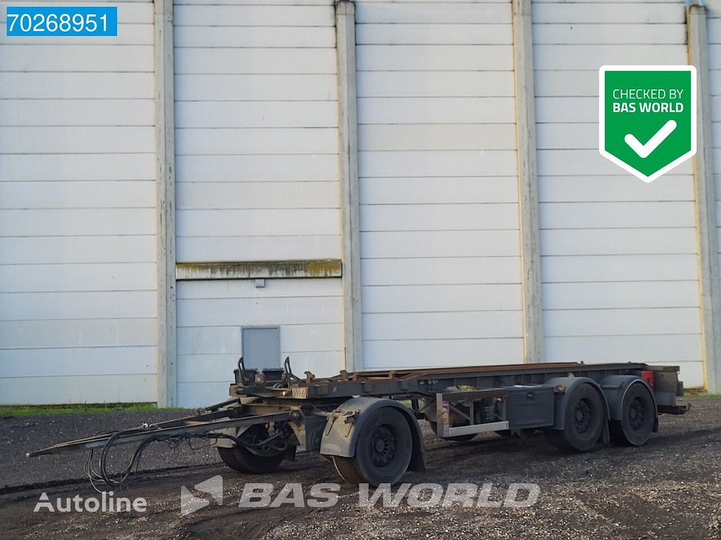 GS Meppel AIC-2700 3 axles Liftachse prikolica za kontejnere