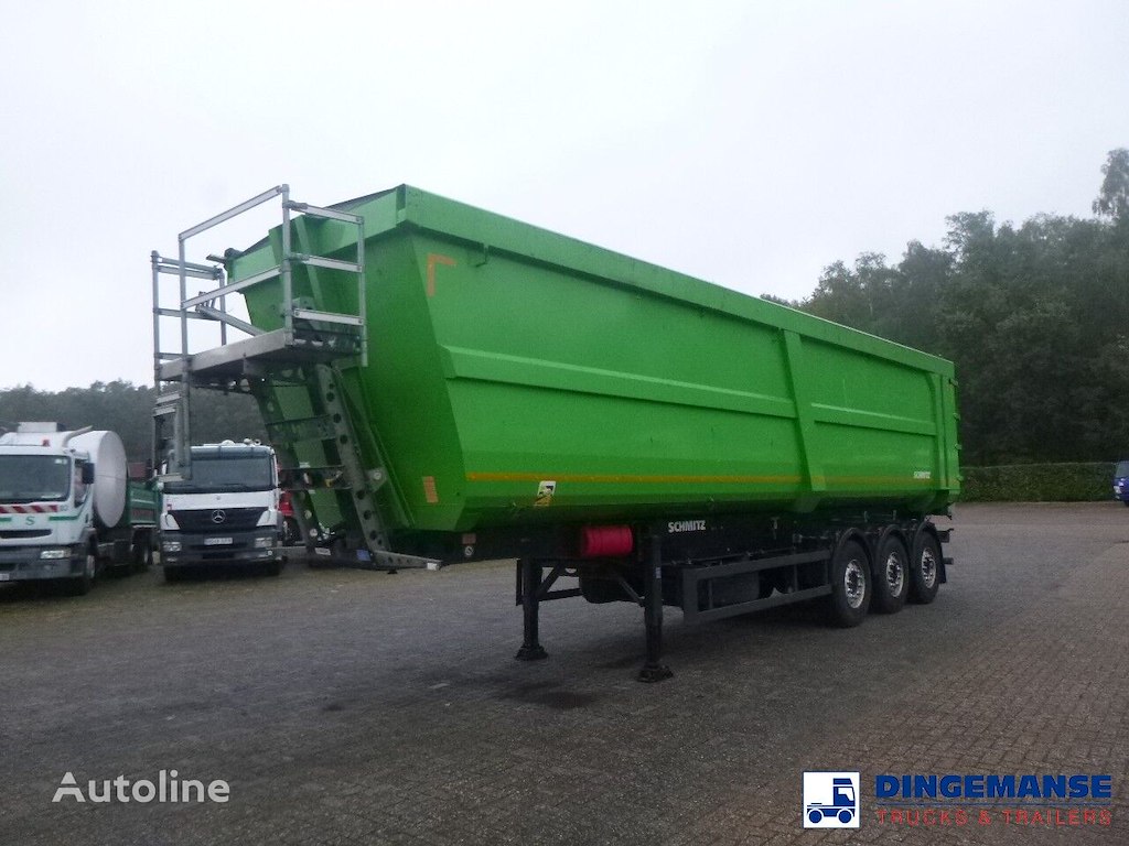 Schmitz Cargobull Tipper trailer steel 58 m3 + tarpaulin poluprikolica kipera