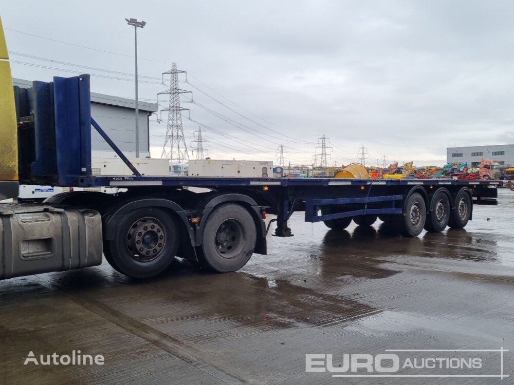 Prodaje se Tri Axle Flat Bed Trailer poluprikolicu platformu na aukciji