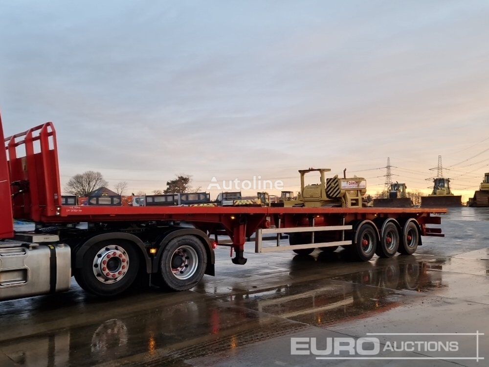 Prodaje se SDC Trailer Tri Axle Extendable Flatbed Trailer poluprikolicu platformu na aukciji