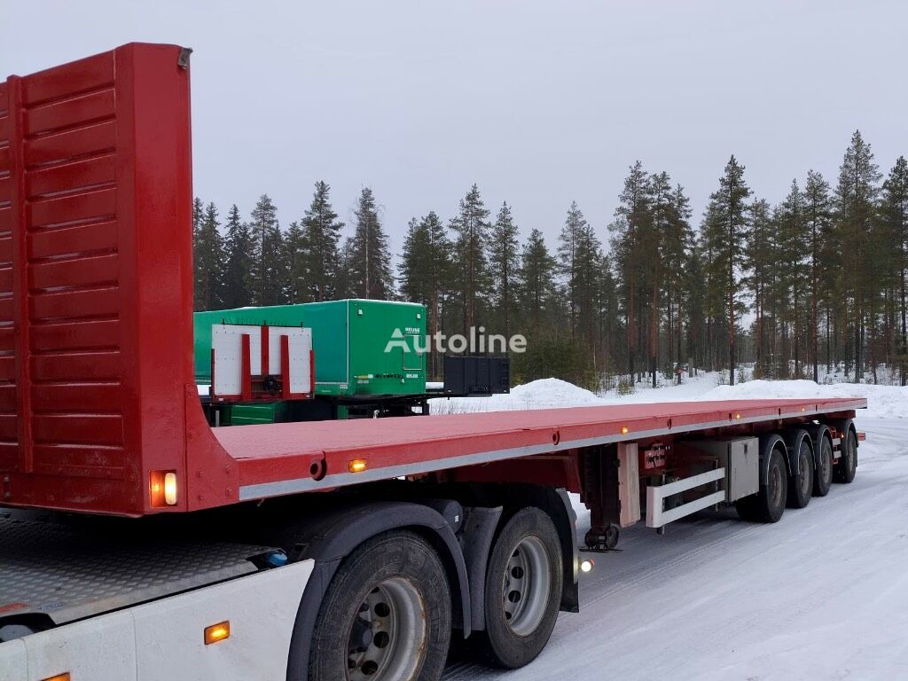 GT Semitrailer 4 akselinen B-linkki / suora kärry poluprikolica sa ravnom platformom